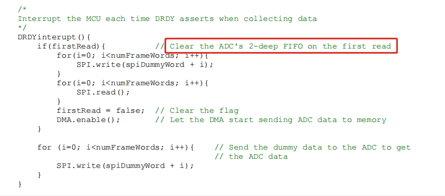 ADS131M04: ADS131M04: how to get correct data from the first data rate period - Data converters ...