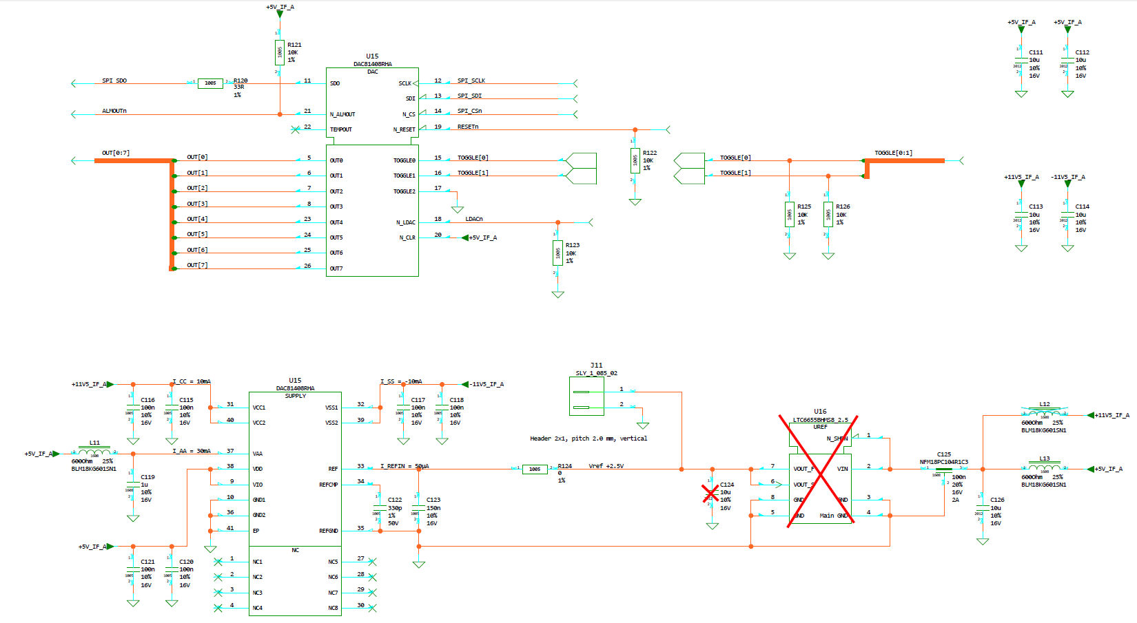 DAC81408: Internal voltage reference deviates more than specified ...