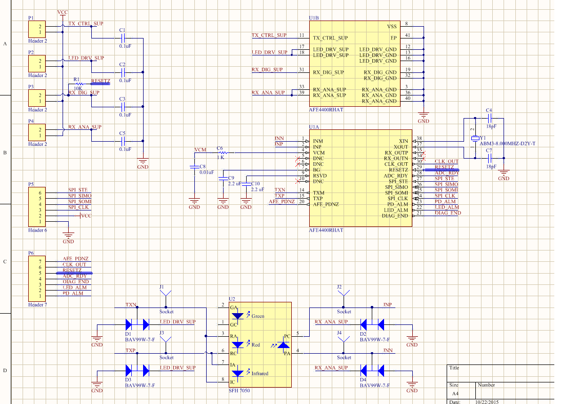 AFE4400 with SFH7050 sensor - Data converters forum - Data converters ...