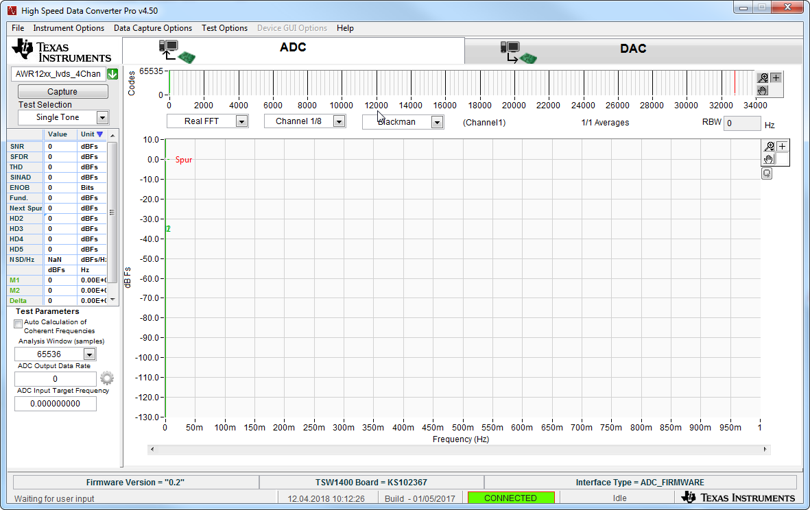 TSW1400EVM: I don't get a connection between Radar Studio and HSDC Pro - Data converters forum ...