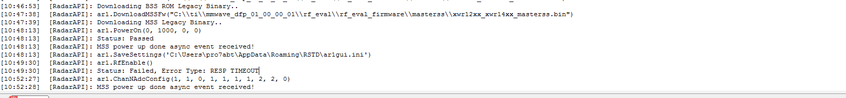 TSW1400EVM: I don't get a connection between Radar Studio and HSDC Pro - Data converters forum ...