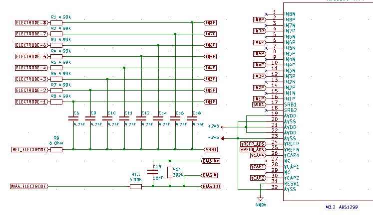ADS1299: Is the Referential Montage arrangement i am Implemented in this schematics as per the ...