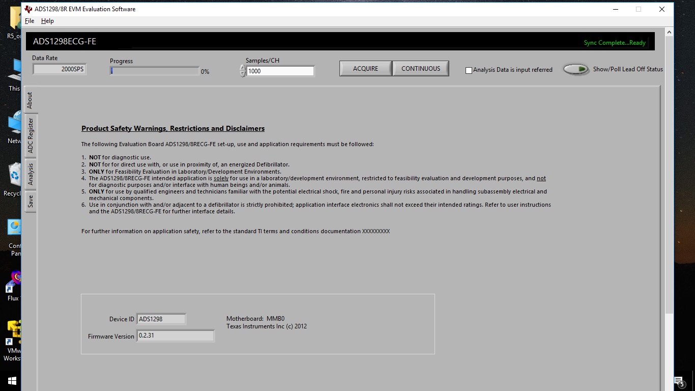 Compiler/ADS1298ECGFE-PDK: FFT results not matching with scope in ADS1298 ECG EVM - Data ...