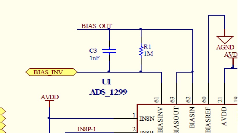 Ads 1299 Bias Configuration On Multiple Device Data Converters Forum Data Converters Ti