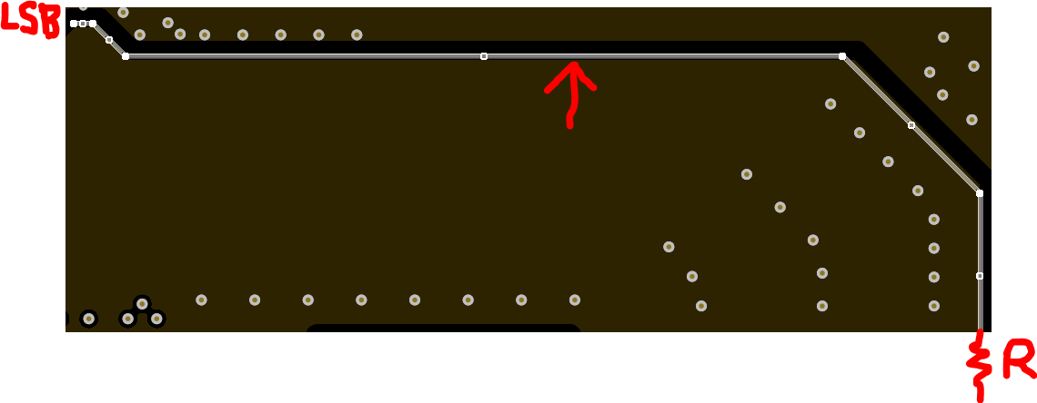 Dac5672a A Problem In A High Speed Dac Pcb Data Converters Forum Data Converters Ti E2e