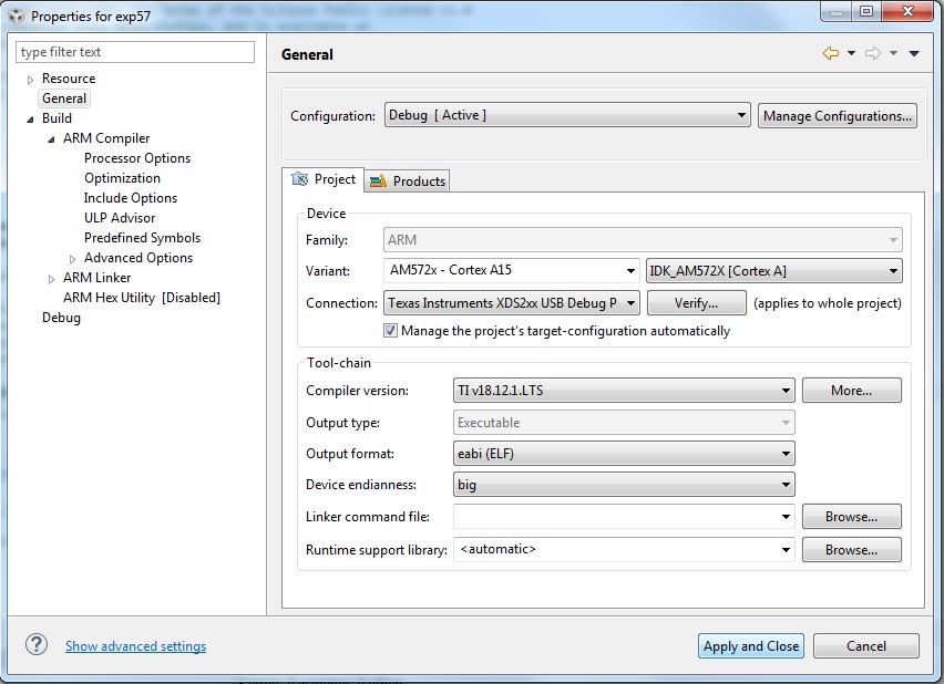 CCS/BEAGLEBOARD-X15: load the rtos on A15 + IPC M4, from sd-card - Processors forum - Processors ...