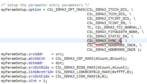 Is that possible to send ACNT*BCNT in A-Synchronized transfer when using EDMA? - Processors ...