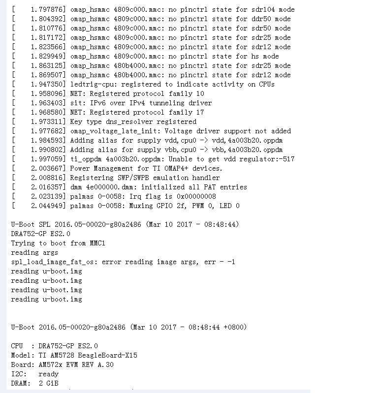 Linux/AM5728: SD card boot failure - Processors forum - Processors - TI E2E support forums