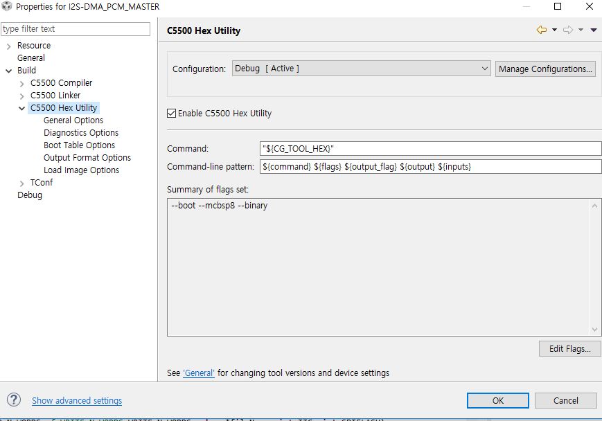 CCS/TMS320C5545: How can I program in ROM? - Processors forum - Processors - TI E2E support forums