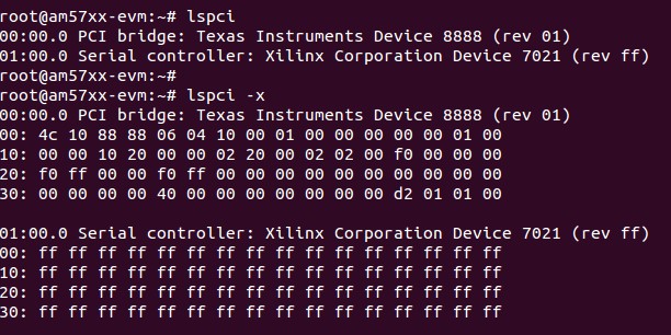 AM5728: why reading the device VID, pci_bus_read_config_dword(bus, devfn, PCI_VENDOR_ID, l ...
