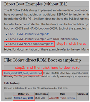CCS/TMS320C6657: 6657 NAND BOOT - Processors forum - Processors - TI E2E support forums
