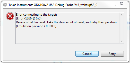 TMDSICE3359: Cortex-M project issue - Processors forum - Processors - TI E2E support forums