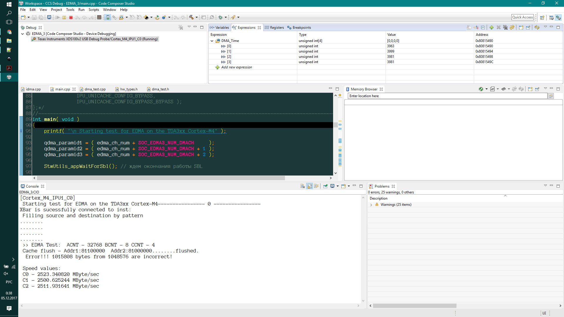 TDA3: Low speed on EDMA - Processors forum - Processors - TI E2E ...