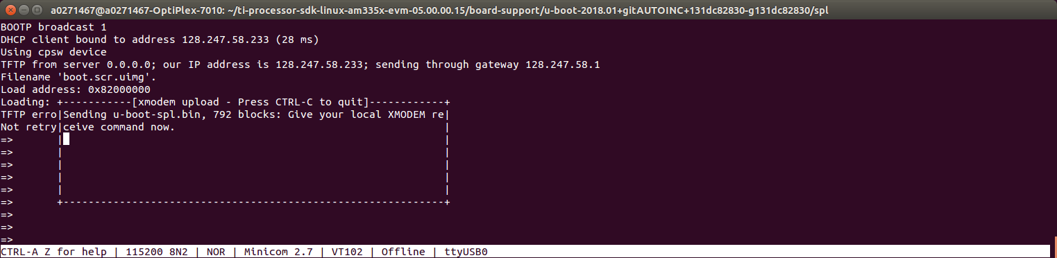 Linux/AM3359: Unable to boot custom board through UART - Processors forum - Processors - TI E2E ...