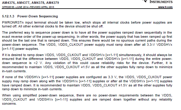 Am4377 Power Down Sequence Processors Forum Processors Ti E2e Support Forums