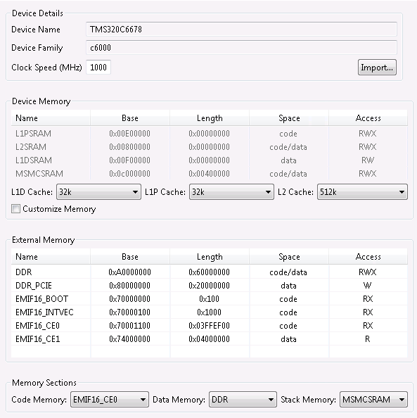 TMS320C6672: Simplest Way To Boot an Application From NOR Flash Through EMIF16 - Processors ...