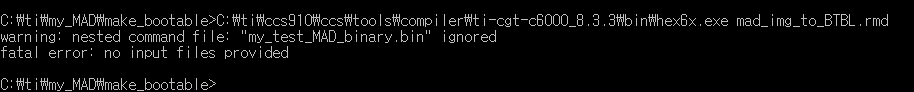 CCS/TMDSEVM6678: how can build to EMIF16 nand boot image from MAD loader image ? - Processors ...