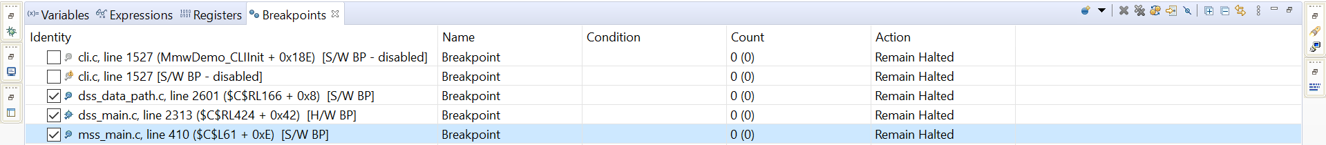 CCSTUDIO: The heartrate and breathrate buffers aren't getting updated - Processors forum ...