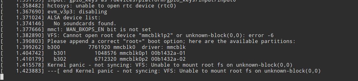 Linux/AM4378: i copy roorfs from mmc0(sd card) to mmc1(emmc on my custom board based on am437x ...