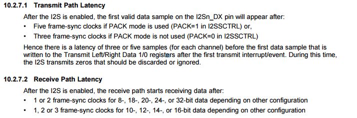 I2s Latency When Cpu Bypass Data Processors Forum Processors Ti 1956