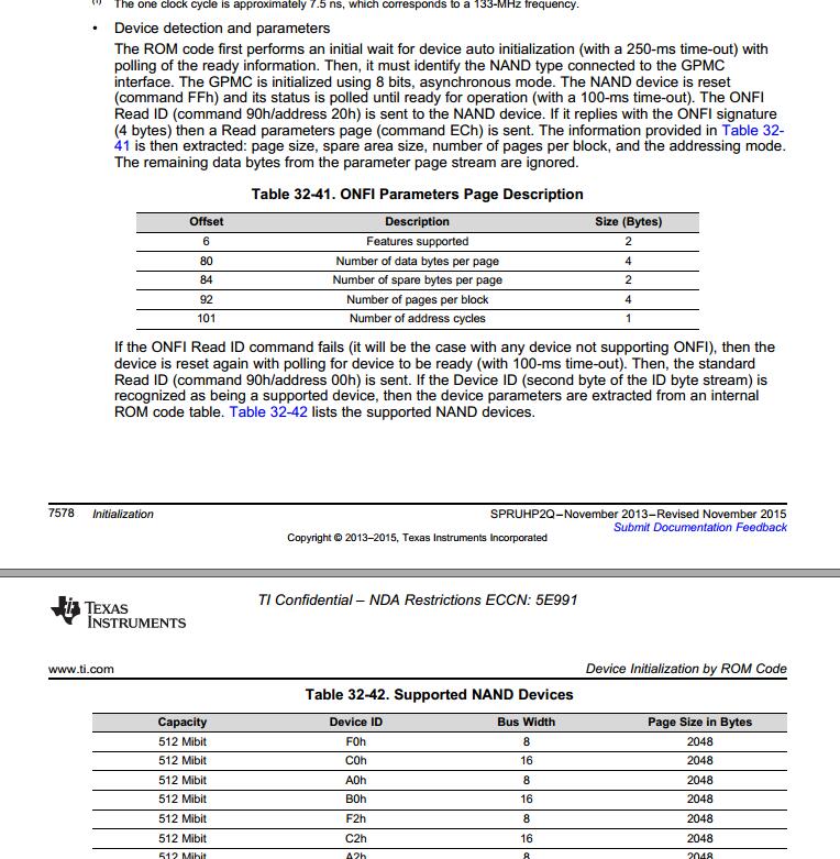 DRA725: DRA725: Choose Nand Flash for Dra 725 - Processors forum - Processors - TI E2E support ...