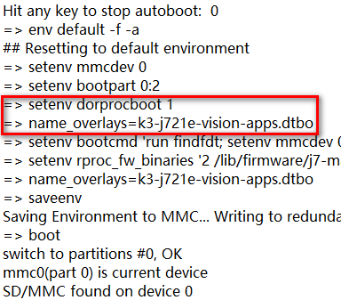 TDA4VM: environment variables can't be saved - Processors forum - Processors - TI E2E support forums