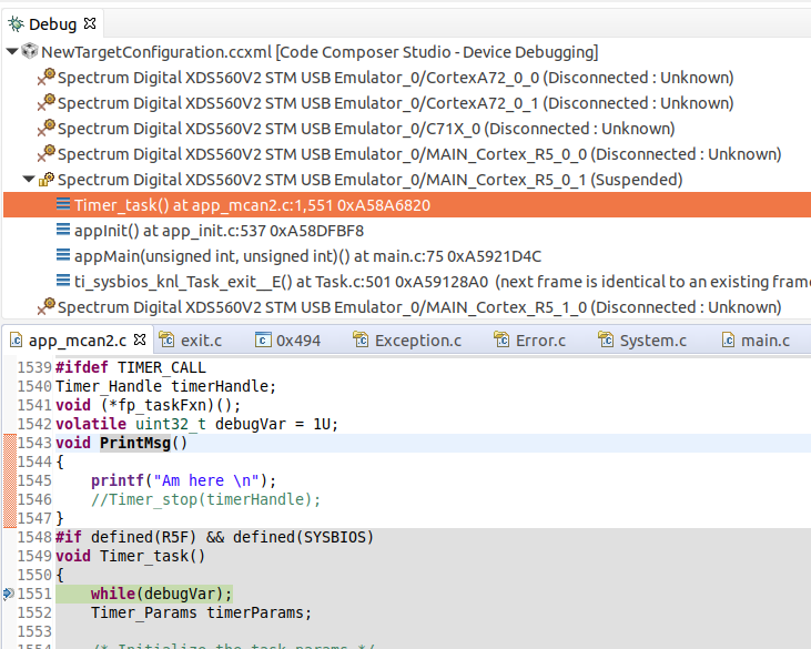 Tda4vm Asynchronous Mcan2 Application On Mcu21 Core Along With Tidl 8131
