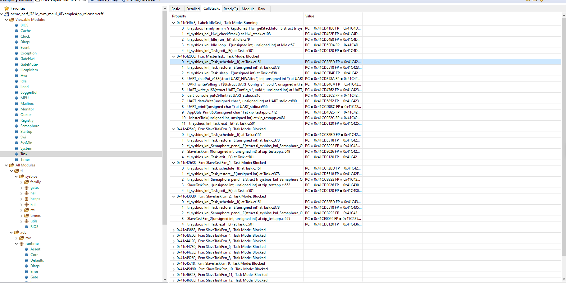 Ccstda4vm How Do I Configure Ccs To View Multitasking Call Stack Information Through Rov