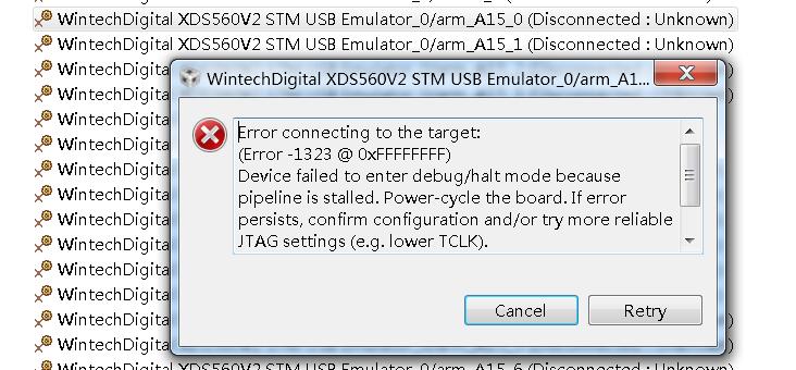 Why can't I connect to the ARM core of 66AK2H14 using Wintech XDS560 emulators? - Processors ...