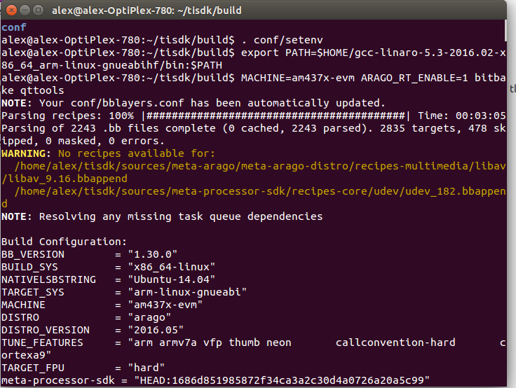 Linux/AM4379: Qt Creator build issue - Processors forum - Processors - TI E2E support forums