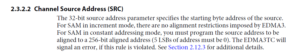 AM5K2E04: Keystone II EDMA3 controller: Is it possible to transfer data ...
