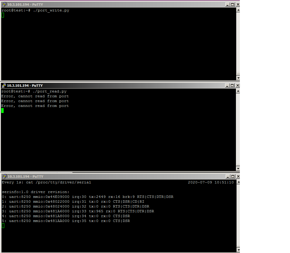 AM3352: UART module issue - Processors forum - Processors - TI E2E support forums