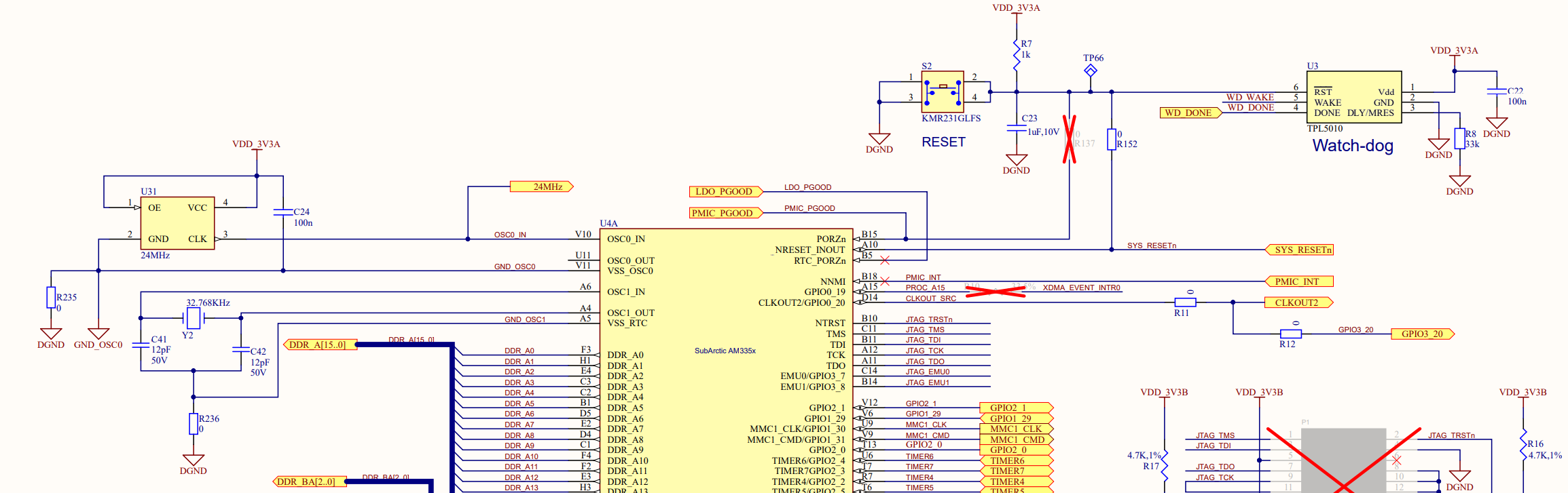 Am3352 Oscillator Issue Processors Forum Processors Ti E2e Support Forums
