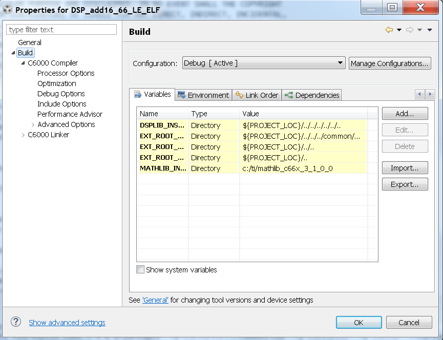 Environment Variables Not Set Processors Forum Processors Ti E2e Support Forums