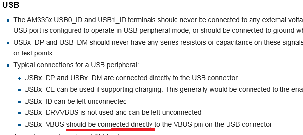 Am3358 Resistor On Usbvbus Line Processors Forum Processors Ti E2e Support Forums