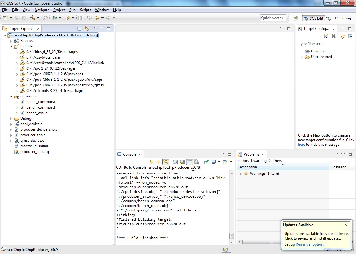 Linking Error When Building Ipc Srio Example Project Processors Forum