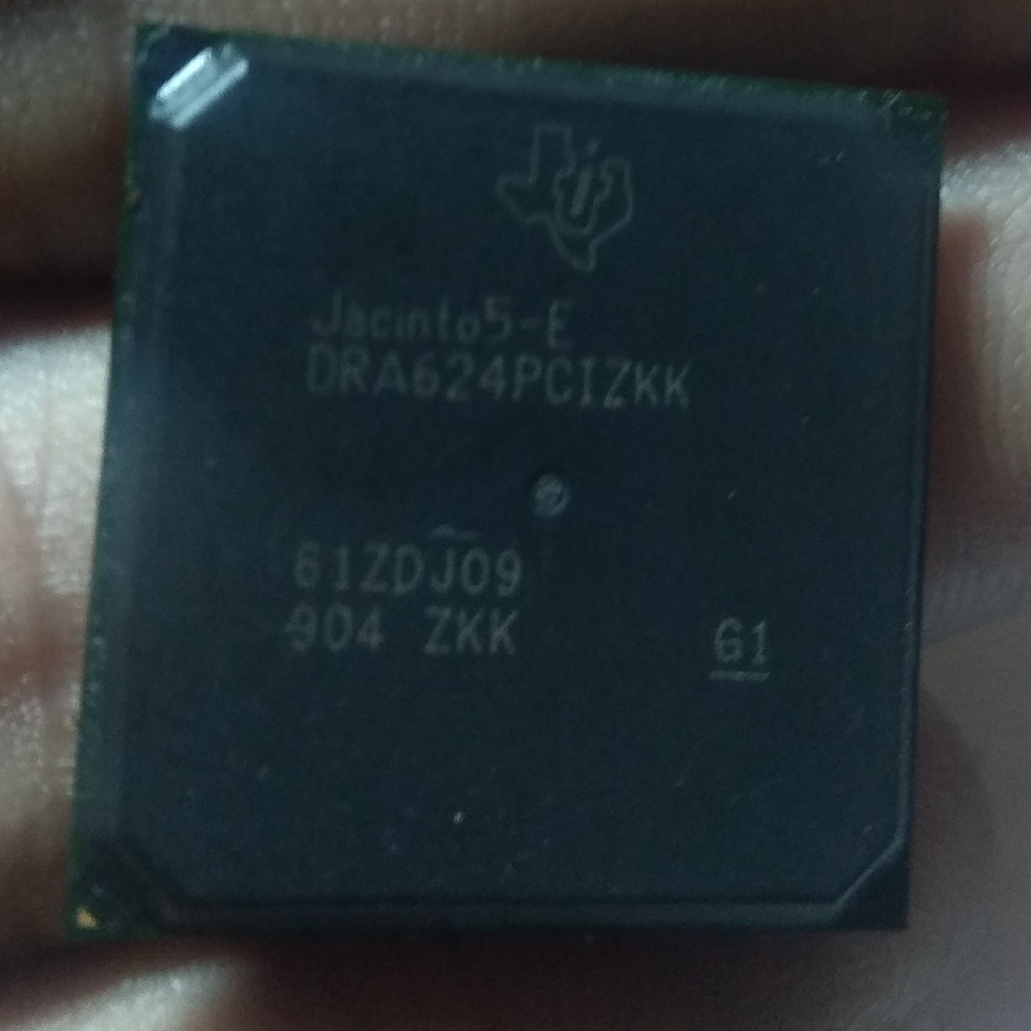 Jacinto 5-e Dra624 - Processors forum - Processors - TI E2E support forums