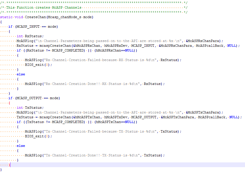 AM5726: McASP Driver TImeout (mcaspCreateChan API Fails) - Processors forum - Processors - TI ...