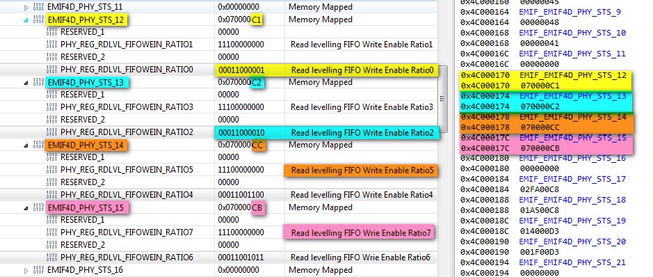 AM4378: DDR3 invert_clockout flag criteria differs in excel tool from CCS GEL - Processors forum ...