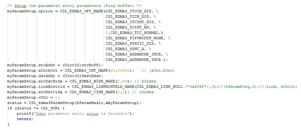 decreasing time execution by using EDMA3 - Processors forum - Processors - TI E2E support forums