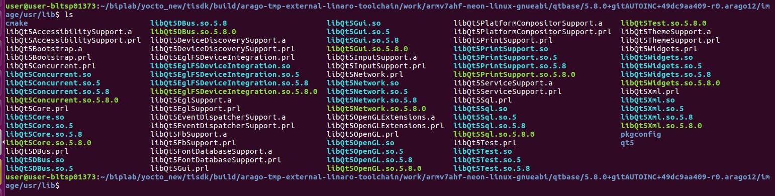Linux/AM3354: Qt version - Processors forum - Processors - TI E2E support forums