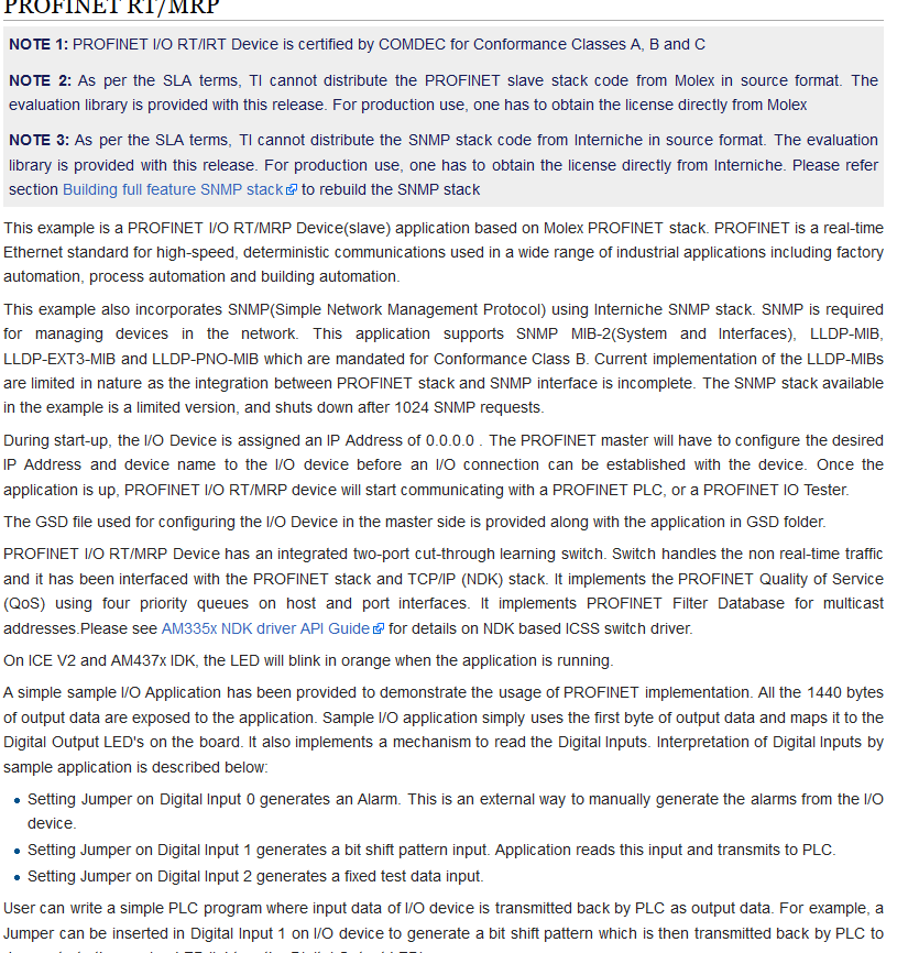 AM335x ICEv2 Profinet RT+MRP Example - Processors forum - Processors ...