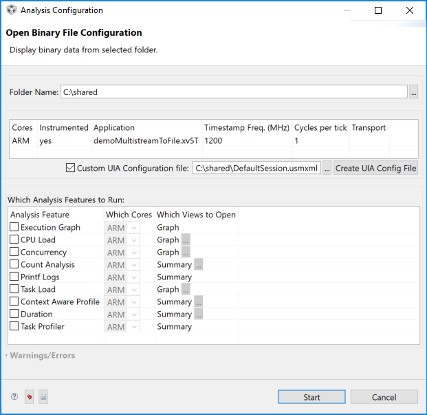 Ccstci6638k2k How To View Arm Application Uia Logs Processors Forum Processors Ti E2e