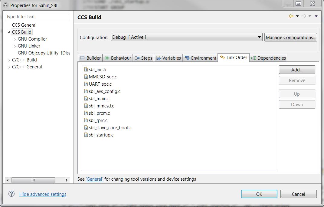 Ccsam5716 Rtos Bootloader Fails Processors Forum Processors Ti E2e Support Forums