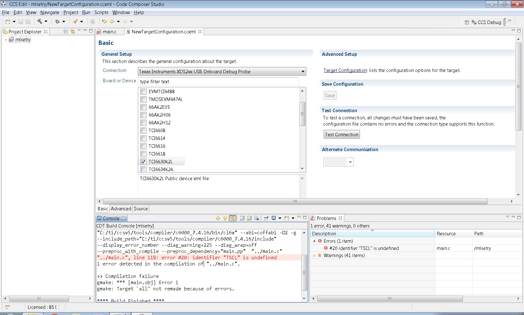 [Resolved] TSCL/TSCH in TCI6630K2L ? - Processors forum - Processors ...