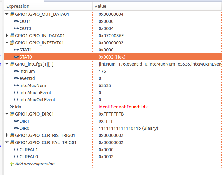 Tda4x J721eevm Issue When Using Gpio Interrupt In Main R5f0 Mcu21 Processors Forum
