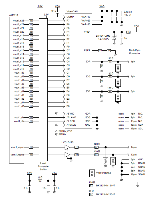 Linux/AM5718: Connection circuit example to VOUT1 output - Processors forum - Processors - TI ...