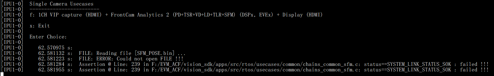 Ccstda3xevm Sfmposebin File Could Not Open Processors Forum