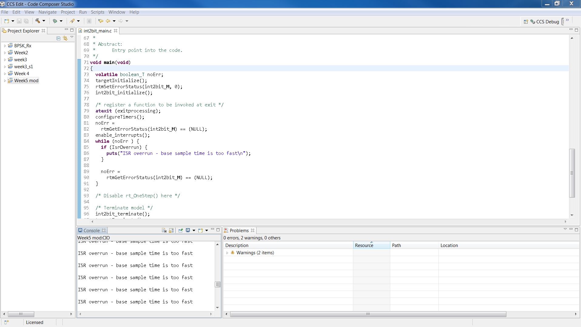 CCS/TMS320C6713B: ISR overrun-base sample time is too fast - Processors forum - Processors - TI ...