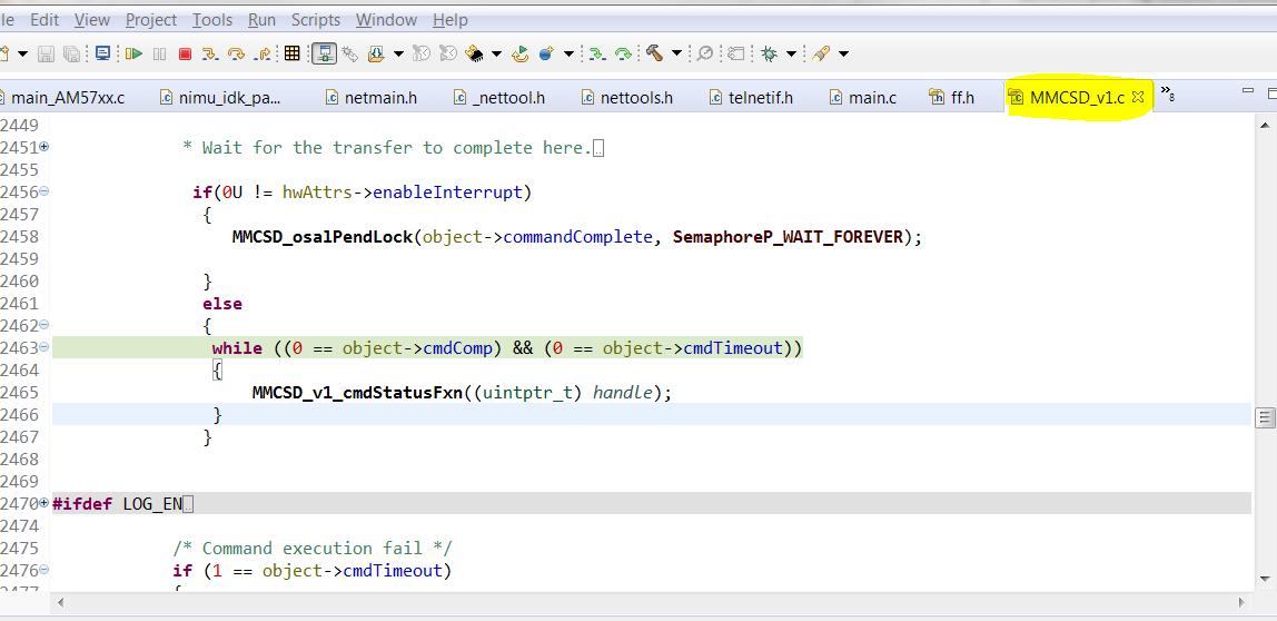 Rtosam5726 Fatfs Issues Processors Forum Processors Ti E2e Support Forums